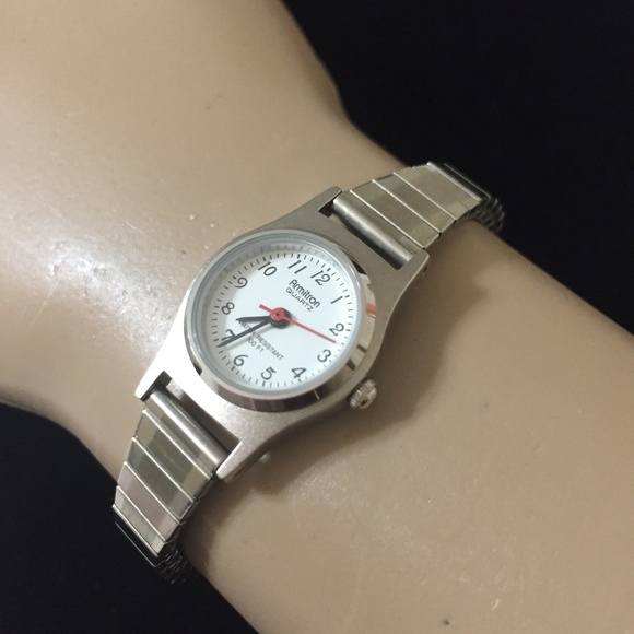 Armitron | Accessories | Armitron Silver Tone Ladies Water Resistant ...